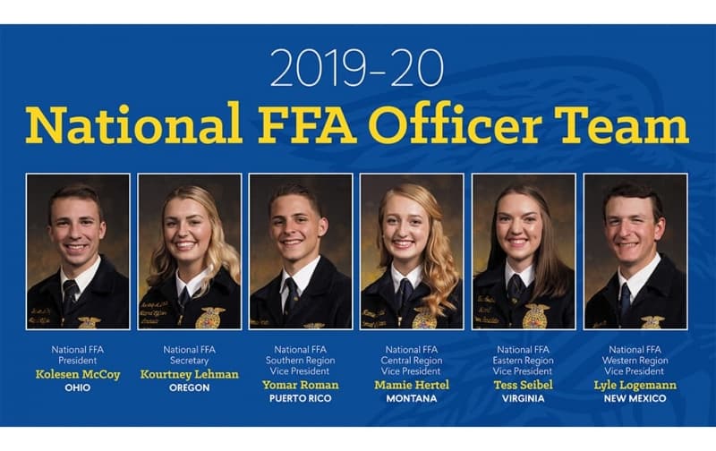 2019-20 National FFA Officer Team Elected | National FFA Organization
